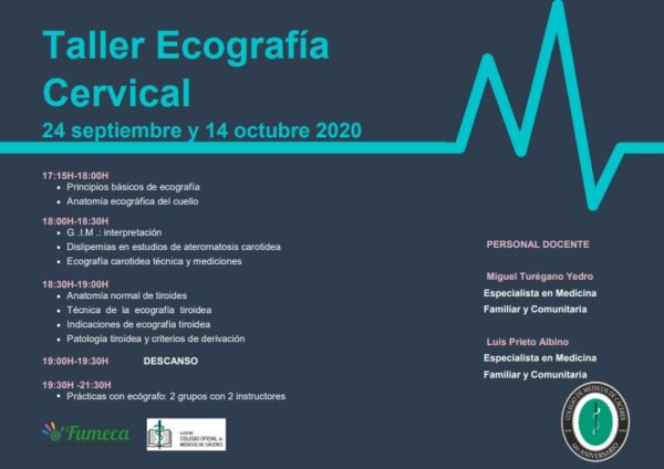 Taller de Ecografía Cervical - Ilustre Colegio Oficial de Médicos de ...